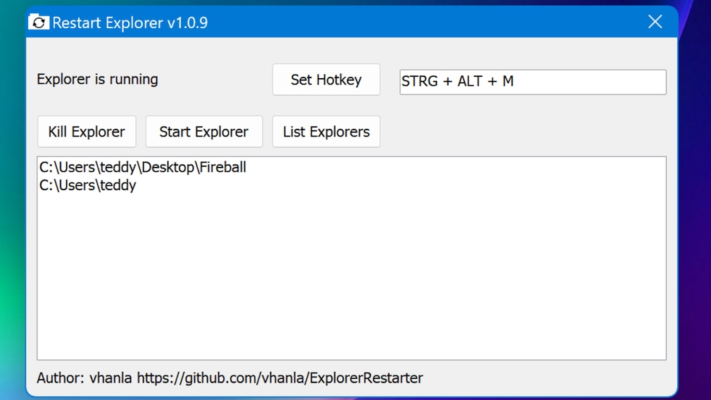 Turbo-Button für den PC: Per Hotkey die explorer.exe neu starten ...