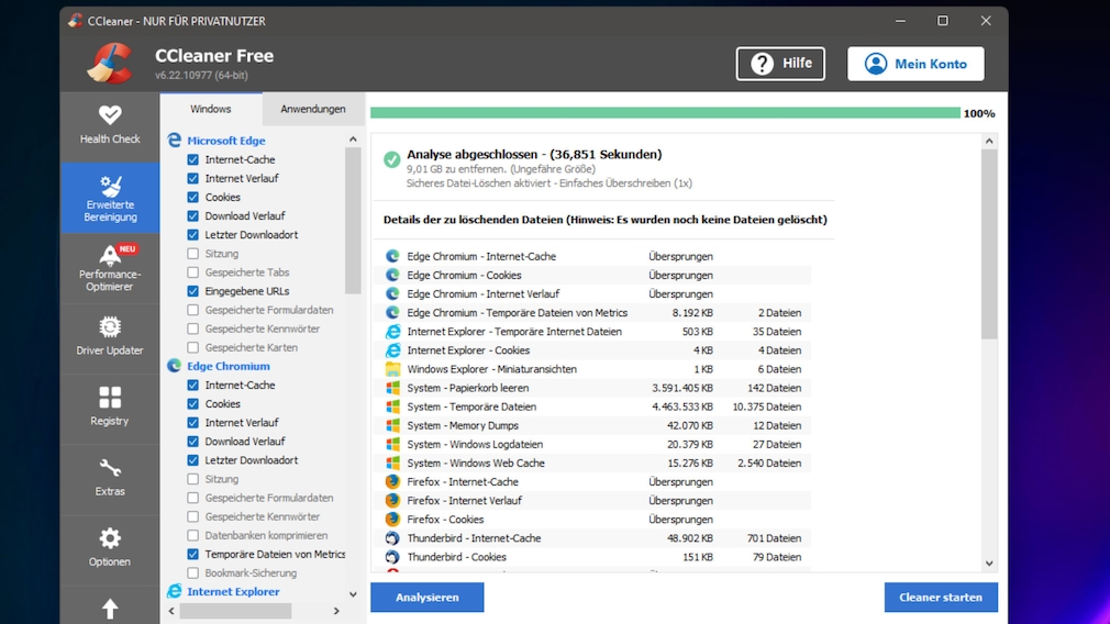 CCleaner-Parameter: Diese Befehle sind für den PC-Putz nützlich - COMPUTER BILD