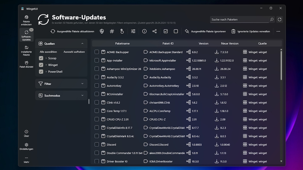 Winget-GUI: So nutzen Sie "WingetUI" alias UnigetUI - COMPUTER BILD