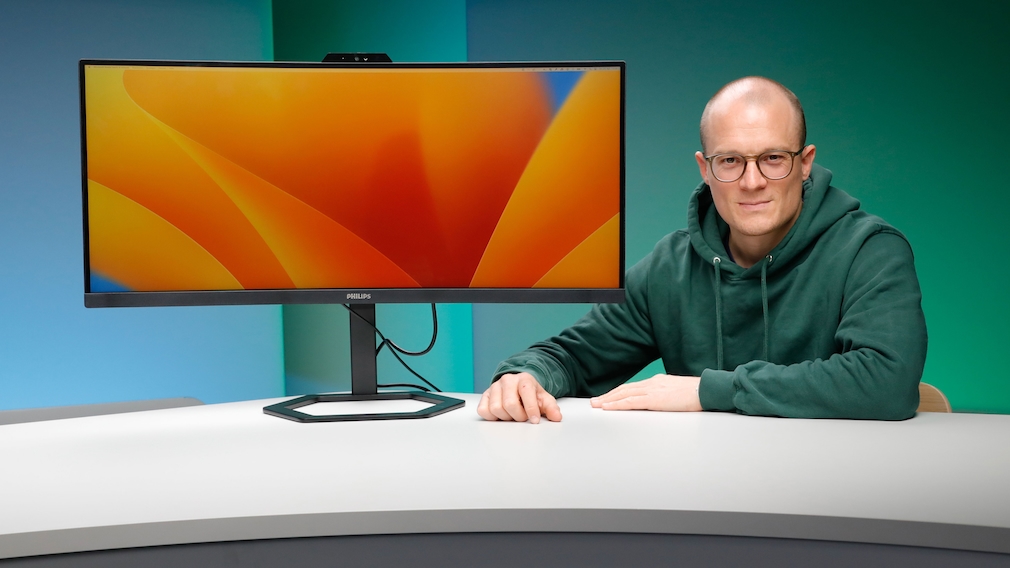 Philips 34E1C5600HE im Test: Ultrawide-Monitor mit Webcam - COMPUTER BILD