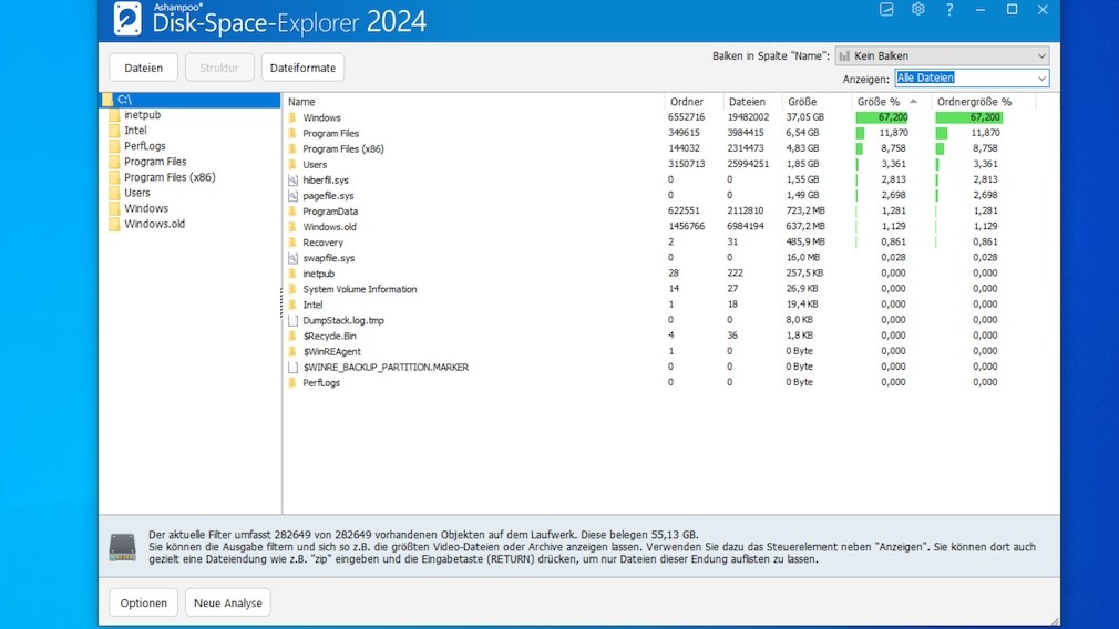 Ashampoo Disk-Space-Explorer gratis: So nutzen Sie die Software ...