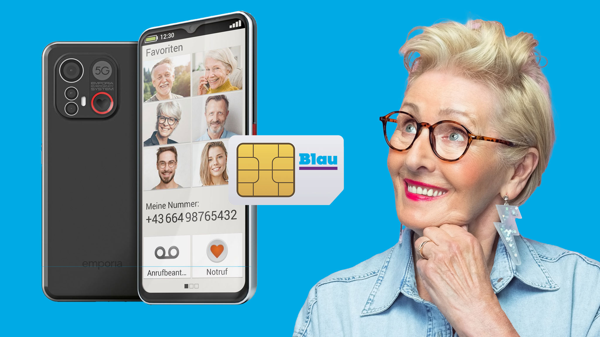 Emporia Smart 6 mit Vertrag: Modernes Senioren-Handy - COMPUTER BILD
