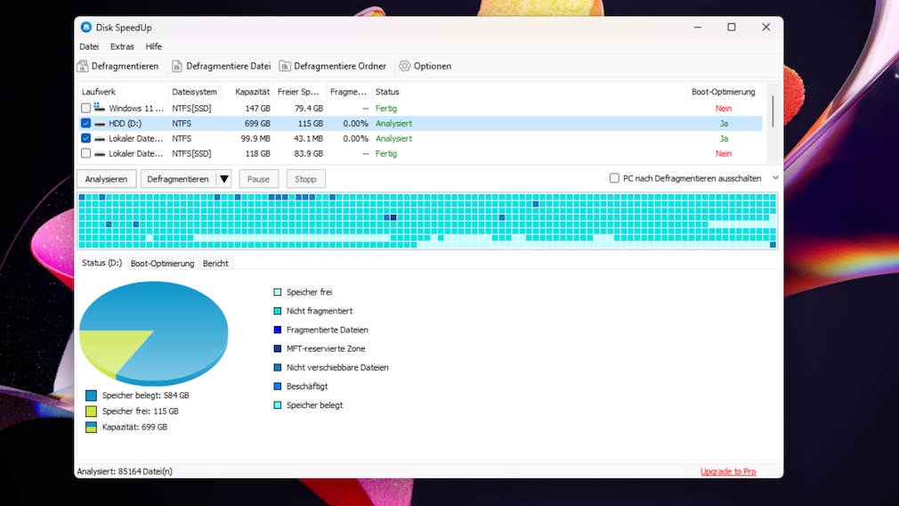 Glary Disk SpeedUp im Test: Review des Freeware-Defrag-Tools - COMPUTER ...