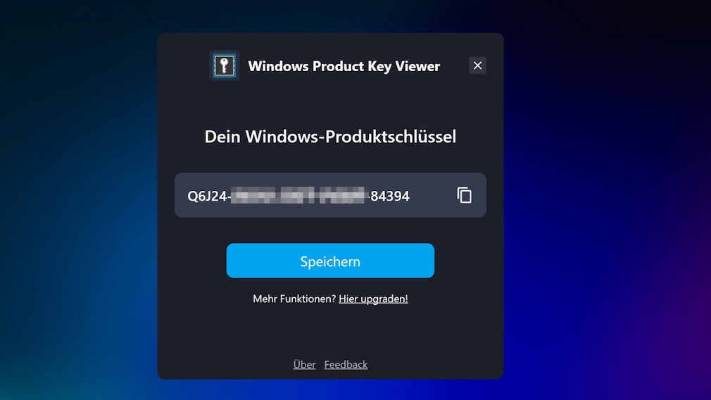 Ashampoo Windows Product Key Viewer: Tool liest Windows-Key aus - COMPUTER BILD