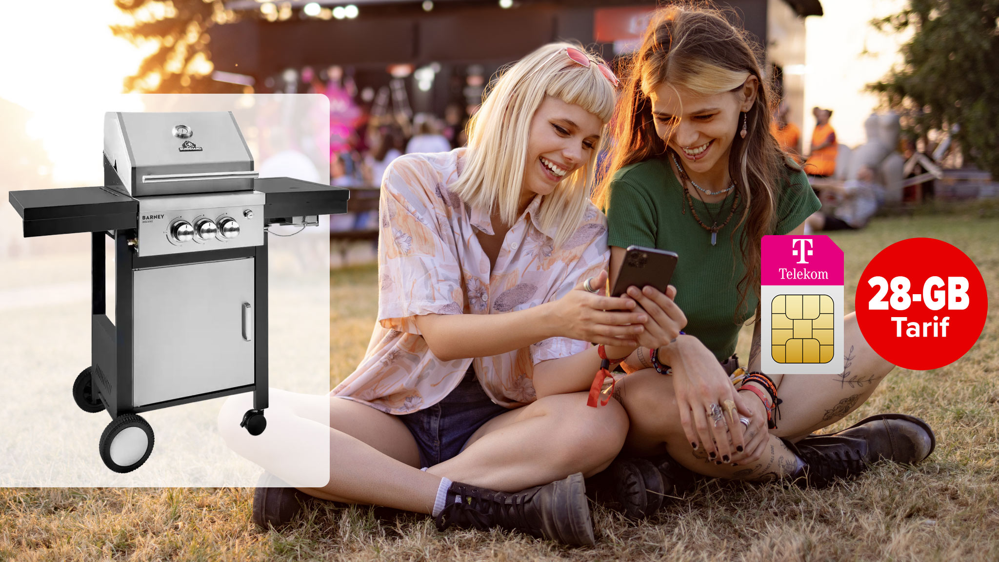 Bundle-Deal: 28-GB-Telekom-Tarif mit Edel-Gasgrill - COMPUTER BILD