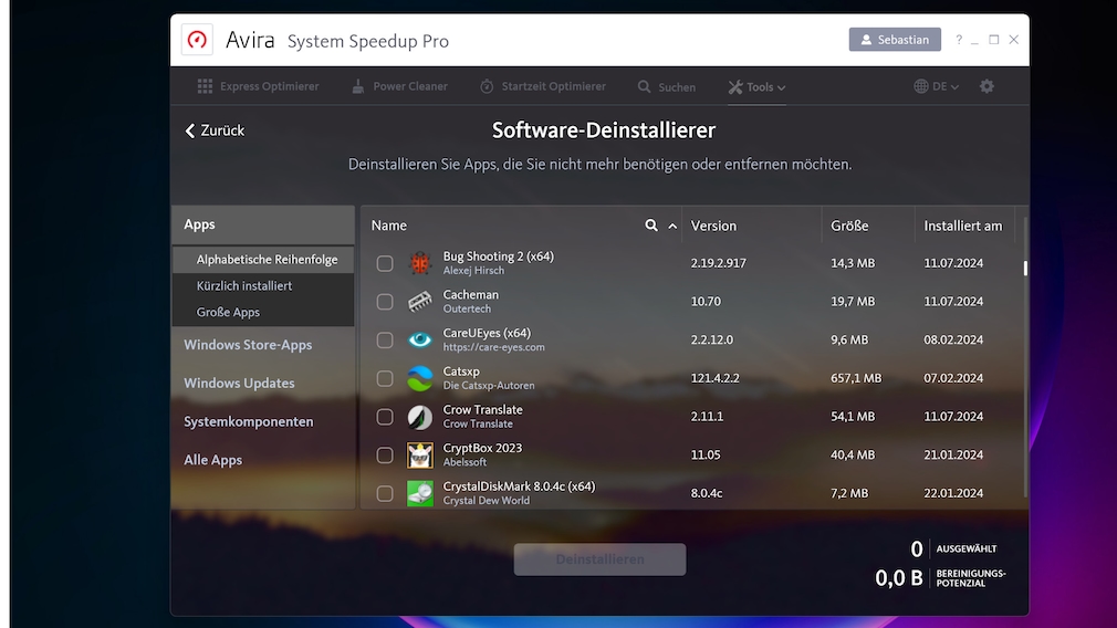 Avira System Speedup Pro im Test 2024: Unsere Erfahrungen - COMPUTER BILD