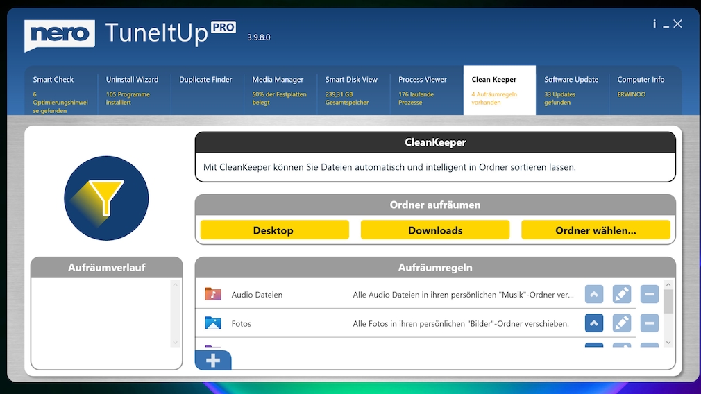 Nero TuneItUp im Test 2024: Unsere Erfahrungen - COMPUTER BILD