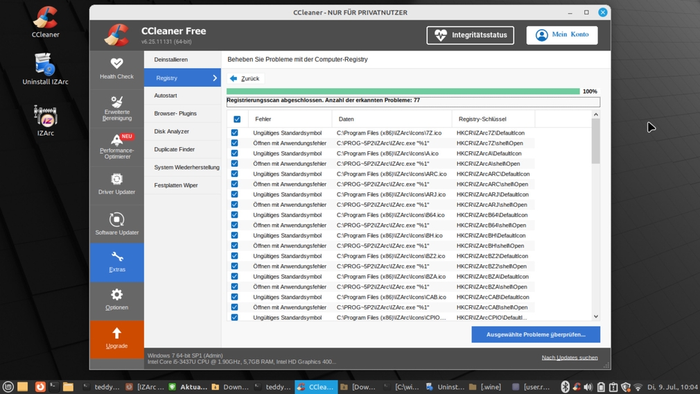 Linux: Registry-Cleaner nötig? So nutzen Sie hier den CCleaner ...
