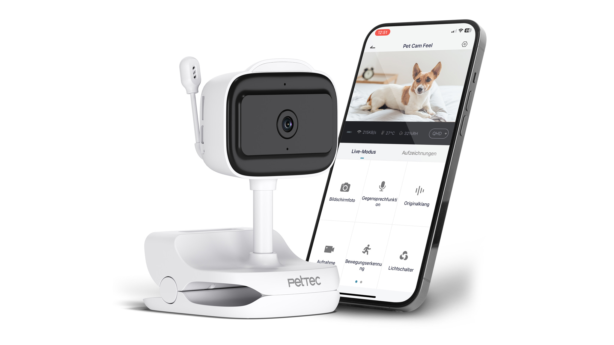 Pet Cam: Überwachungskamera mit Temperatursensor für Haustiere - COMPUTER BILD