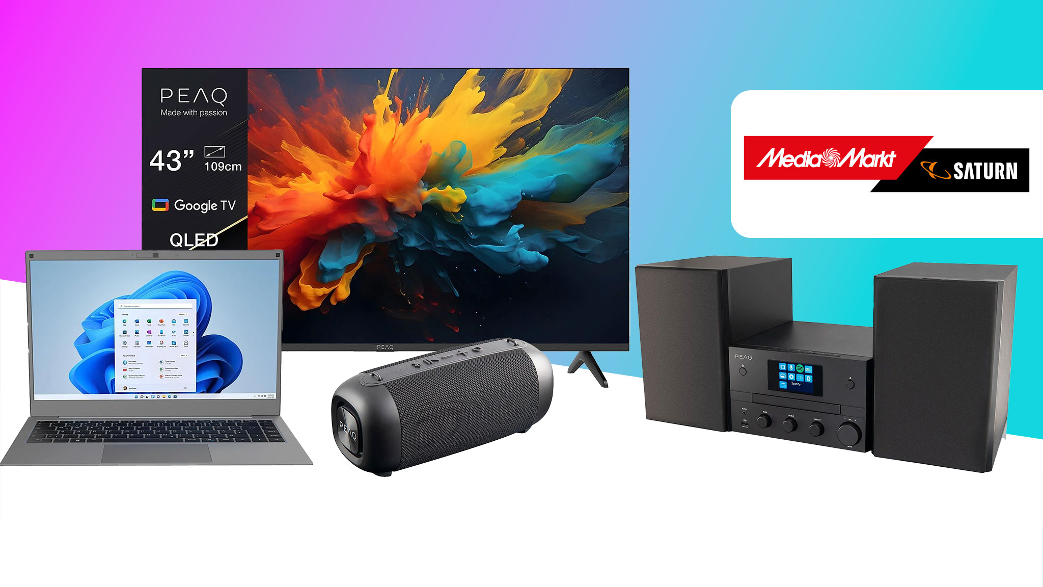 PEAQ von MediaMarkt: Unterhaltungselektronik zum besten Preis - COMPUTER BILD