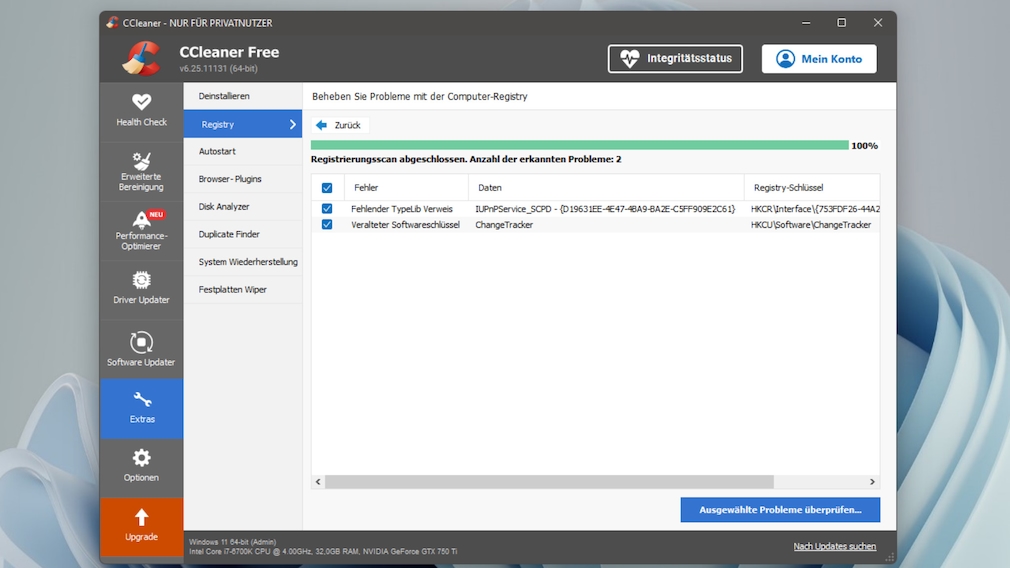 CCleaner langsam? Tipps für einen schnelleren Cleaner - COMPUTER BILD