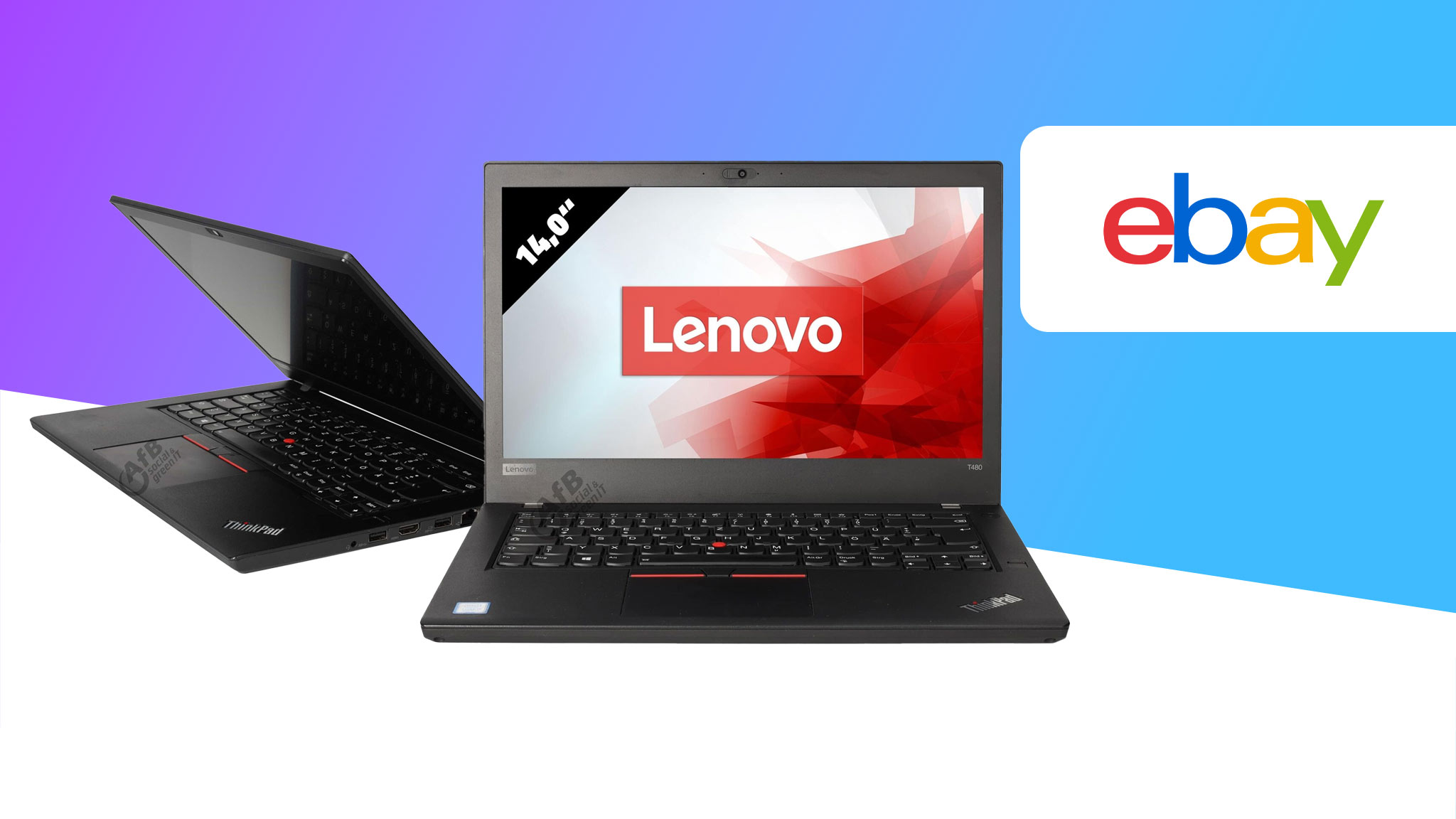 Ebay hat das Notebook Lenovo ThinkPad T480 günstig im Angebot ...