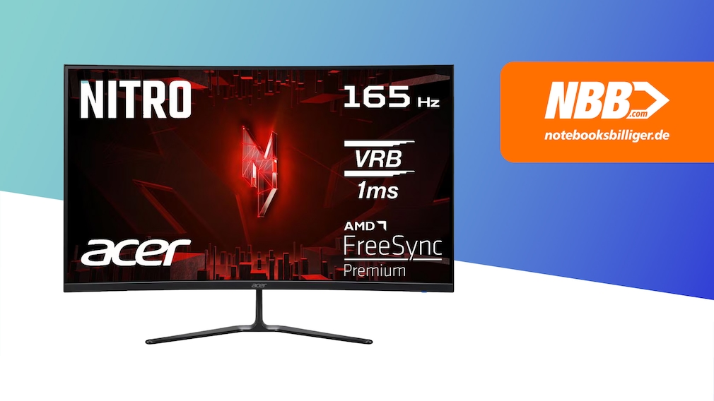 NBB.com: Acer Nitro ED320QRP3 Gaming-Monitor für 169 Euro - COMPUTER BILD