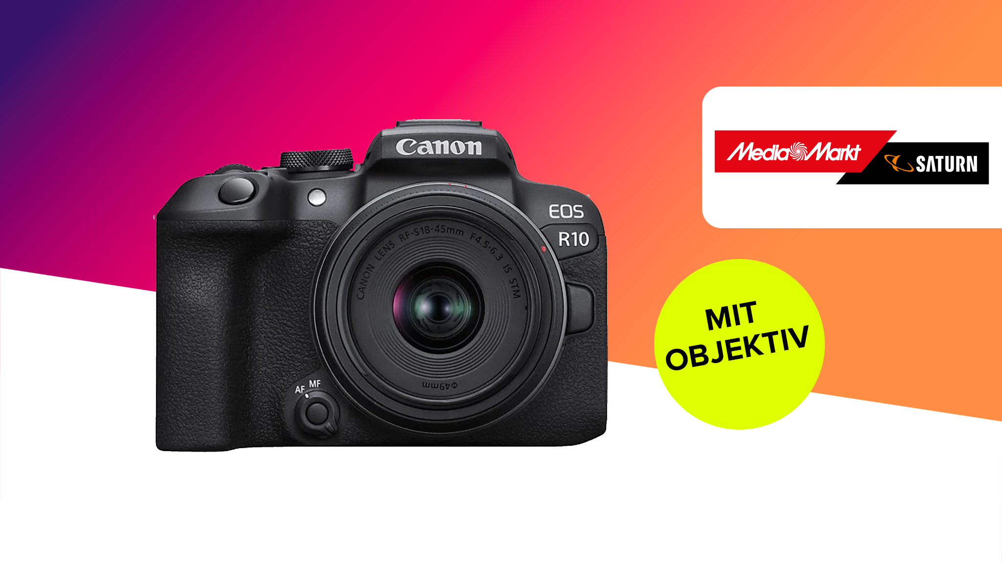 Canon EOS R10 mit Objektiv für unter 800 Euro bei Media Markt ...
