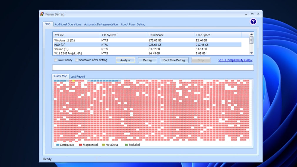 Defrag-Cluster-Karte: Schöne Cluster-Maps konfigurieren - COMPUTER BILD