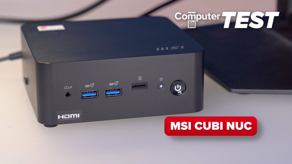 MSI Cubi NUC 1MG-019DE im Test: Der beste Mini-PC - COMPUTER BILD