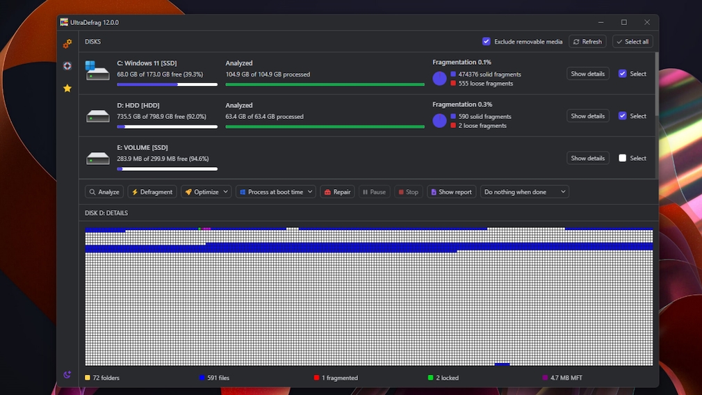 UltraDefrag 12 Standard im Test: Review des Kauf-Tuning-Tools ...