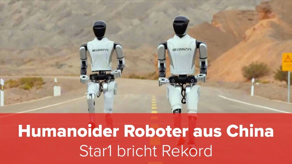 Star1: Humanoider Roboter aus China läuft allen davon - COMPUTER BILD