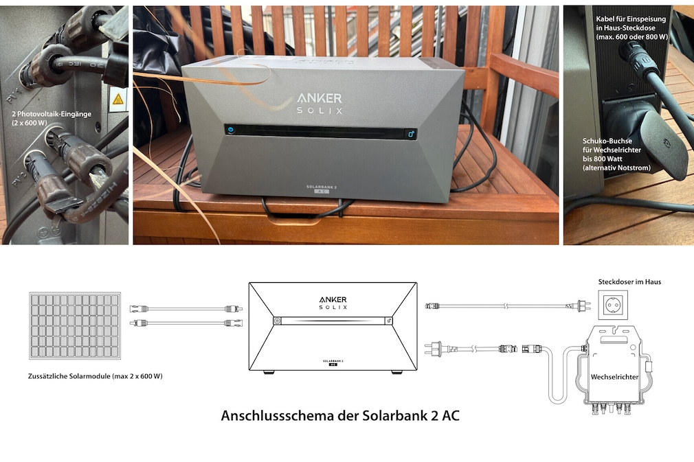 Anker Solarbank 2 AC im Test: Speicher fürs Balkonkraftwerk - COMPUTER BILD