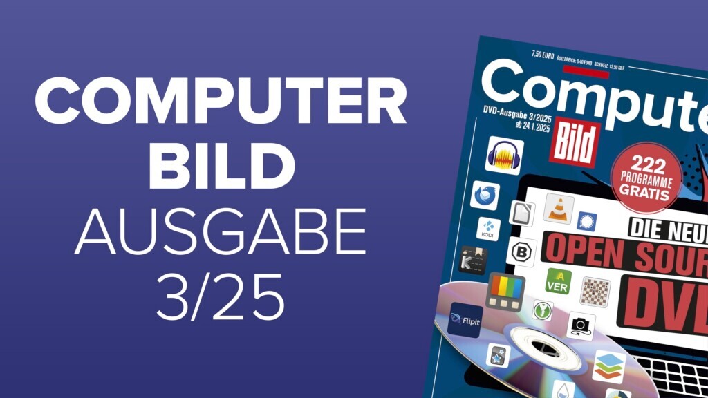 Heftvorschau: Das bietet die COMPUTER BILD 3/2025