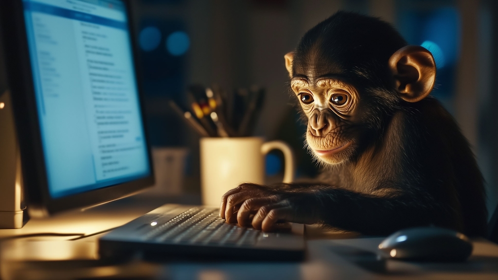 Schimpansen knacken Computeraufgaben schneller mit Publikum - COMPUTER BILD