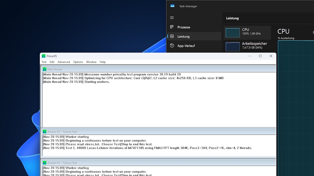 Prime95: Anleitung zu dem Tool, das starke PC-Last anlegt - COMPUTER BILD