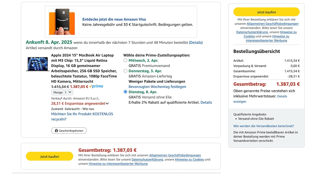 Ganz easy: Bei Amazon 2 Prozent sparen mit nur einem Klick - COMPUTER BILD