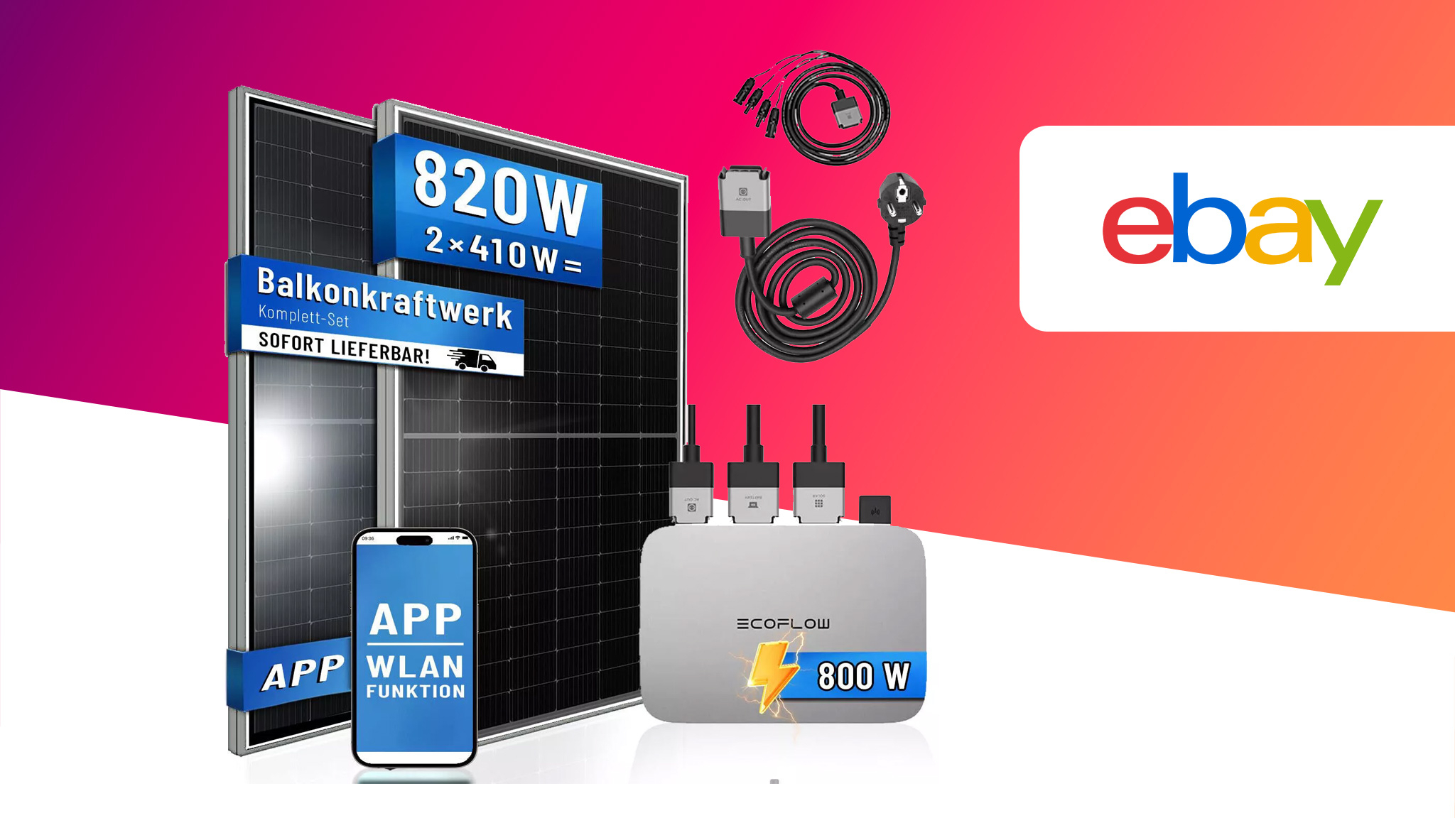 Pianeta-Balkonkraftwerk bei Ebay für nur 219 Euro! - COMPUTER BILD