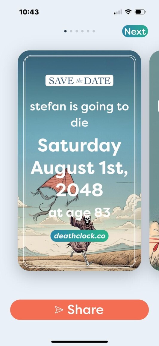 Smartphone App Death Clock sagt Ihr Sterbedatum voraus - COMPUTER BILD