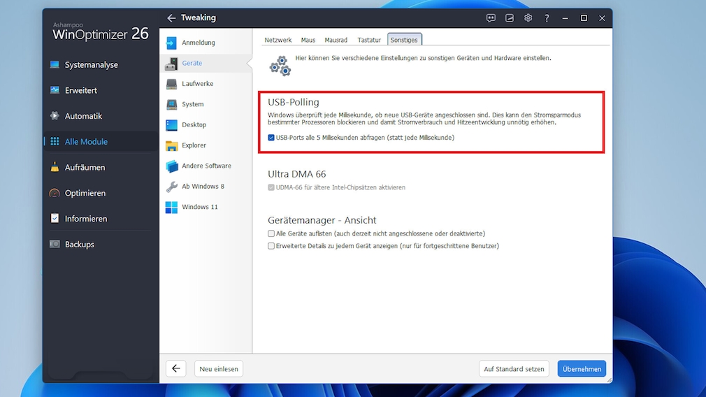 USB-Polling: Energieverbrauch von Windows-PC reduzieren - COMPUTER BILD