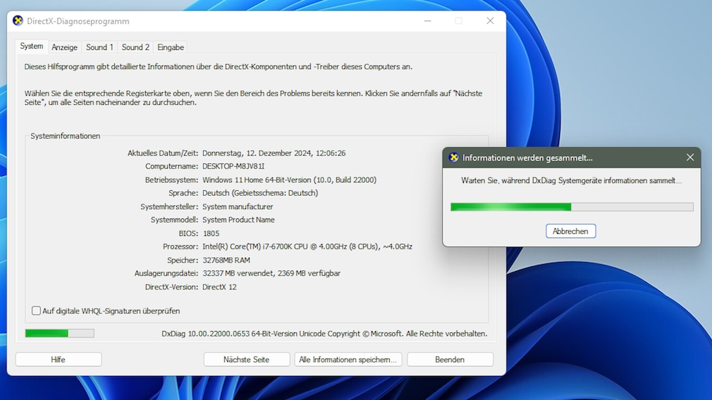 Dxdiag: Export von PC-Infos in TXT-Datei – so gehen Sie vor - COMPUTER BILD