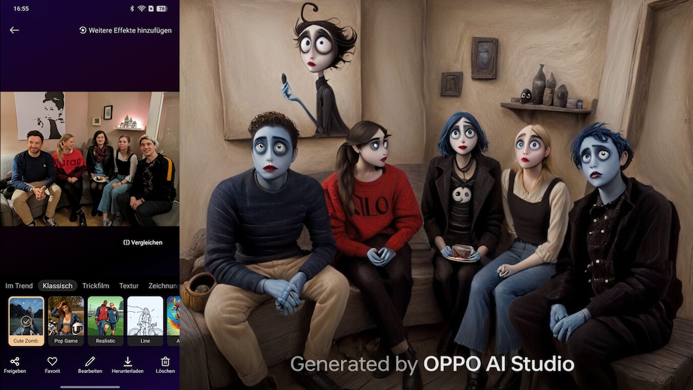 Wow! KI-Editor und AI Studio im Oppo Find X8 Pro ausprobiert - COMPUTER BILD