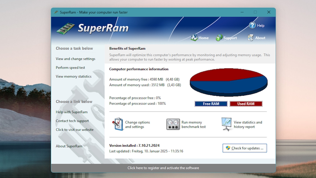 SuperRam: Review – Windows-Tuning-Tool für unendlich viel RAM ...