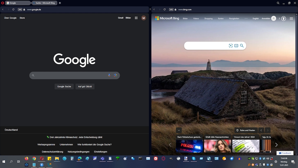 Opera-Browser: Split-Screen-Anzeige aktivieren – so geht es - COMPUTER BILD