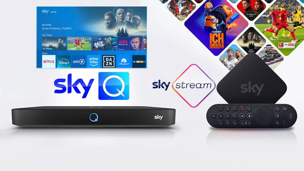 Sky Empfang: Sky Stream oder Sky Q – was ist besser? - COMPUTER BILD