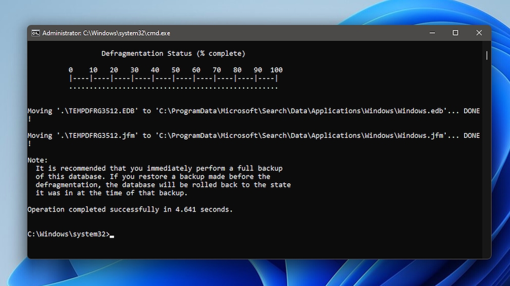 Windows-Suchindex verkleinern: CMD-Befehl defragmentiert ihn - COMPUTER ...