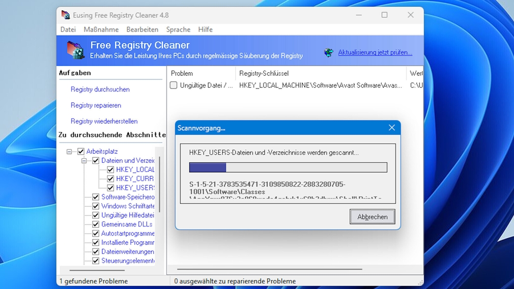 Wise Registry Cleaner: Alternative – Registry säubern - COMPUTER BILD