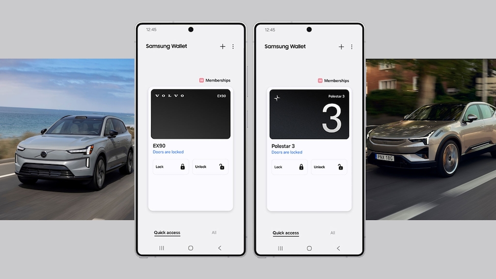 Volvo und Polestar: Samsung erweitert digitale Schlüsselfunktion ...