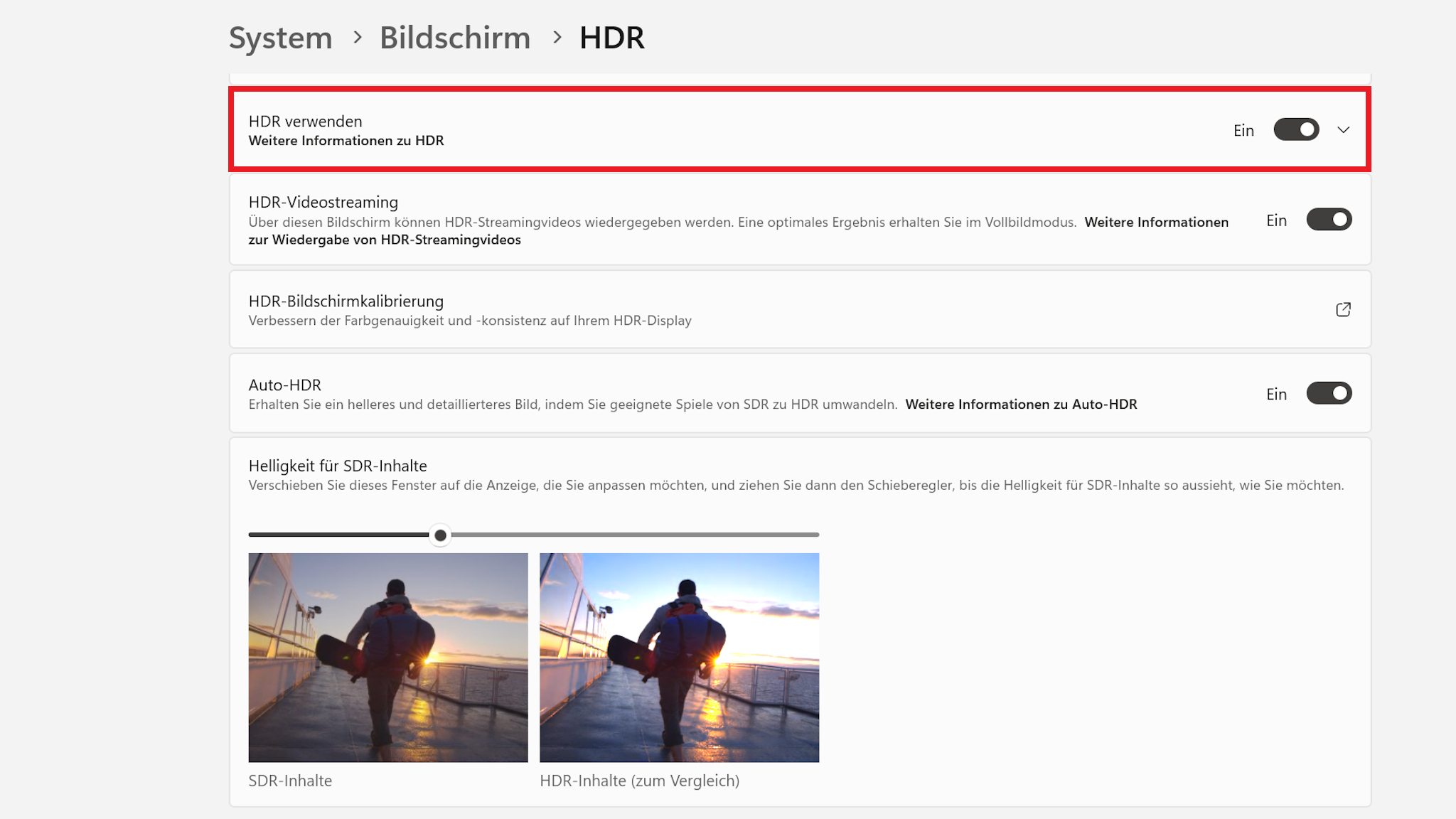 Windows 11: HDR aktivieren – Tastenkombination - COMPUTER BILD