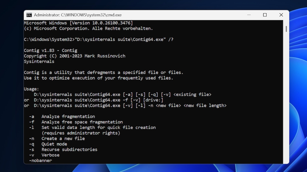 Contig: Defrag-Tool von Microsoft – Review und Tipps - COMPUTER BILD