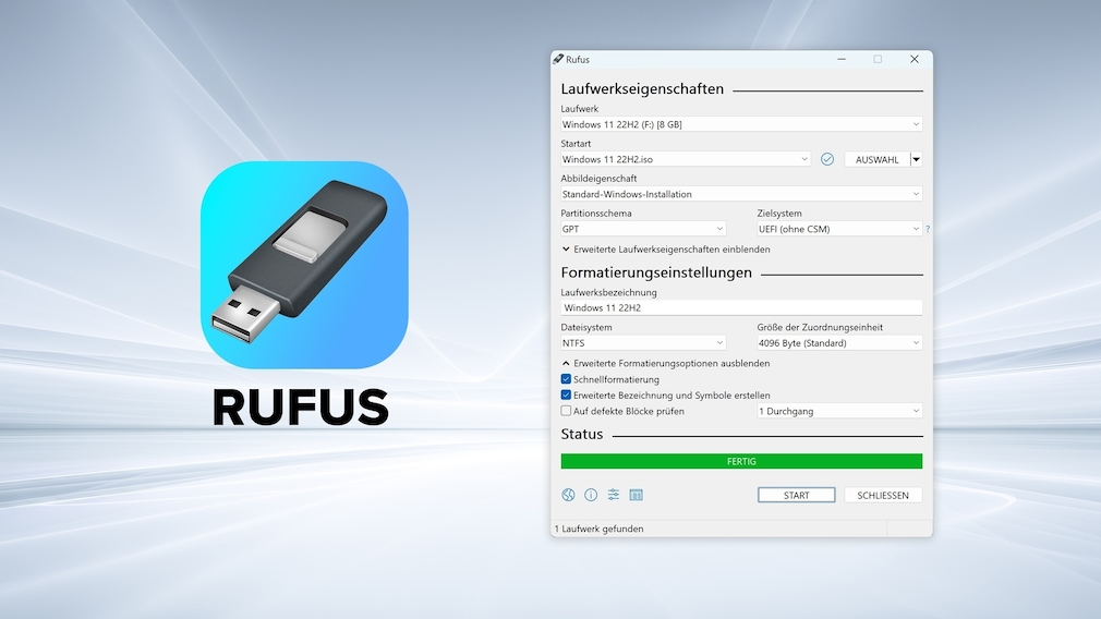 Rufus: Anleitung, um Windows/Linux vom USB-Stick zu installieren - COMPUTER BILD