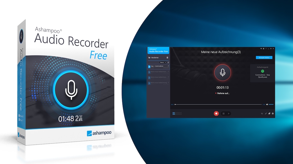 Gratis-Vollversion: Ashampoo Audio Recorder zum Download - COMPUTER BILD