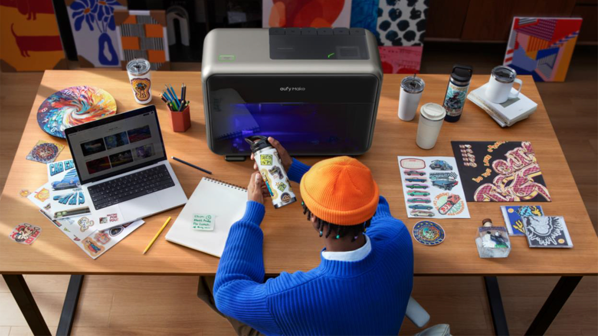 eufyMake UV-Drucker E1: Holz, Glas, Metall und mehr bedrucken ...