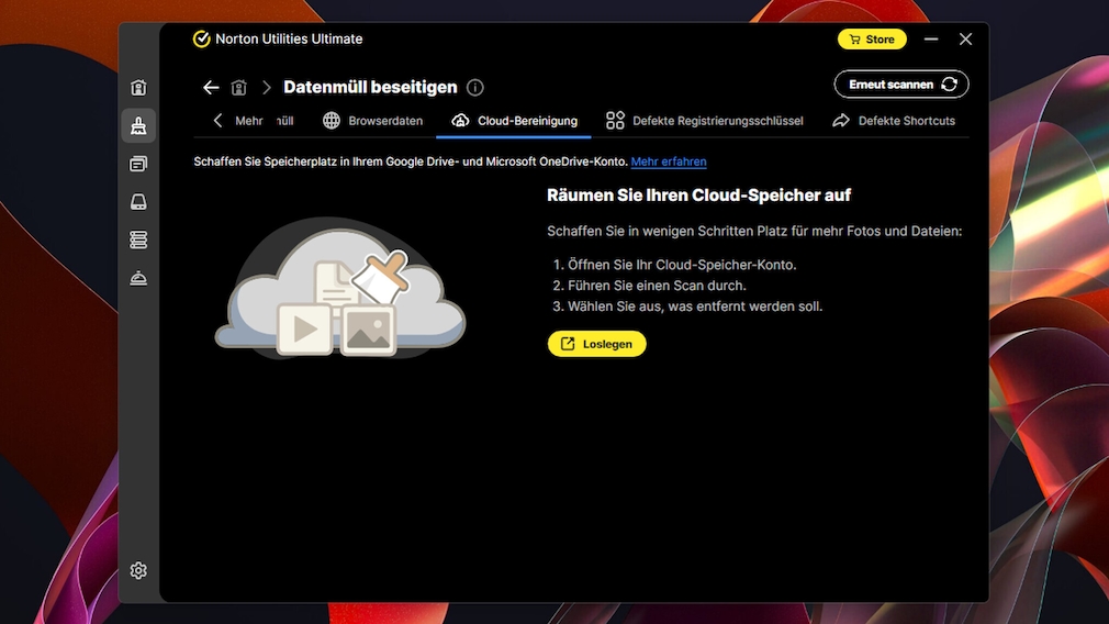 Norton Utilities Ultimate mit Cloud Cleaner: Räumt OneDrive auf ...