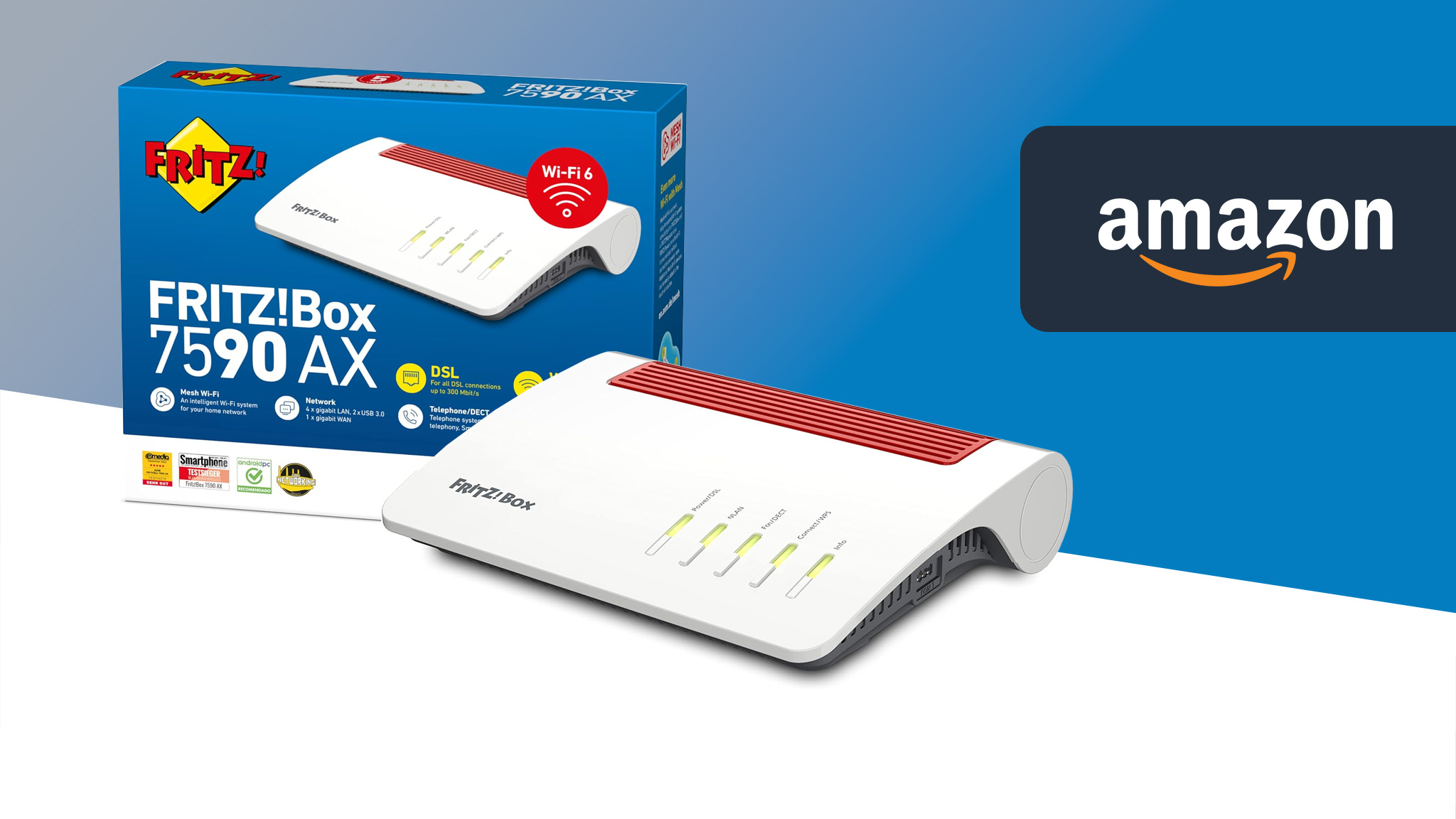 Flinke Fritz!Box 7590 AX als Exclusive Edition 41 Euro günstiger - COMPUTER BILD