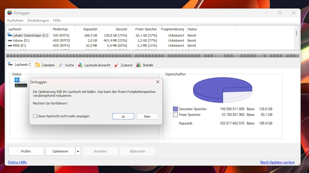 TRIM-Simulation: So bilden Sie eine SSD-Optimierung nach - COMPUTER BILD