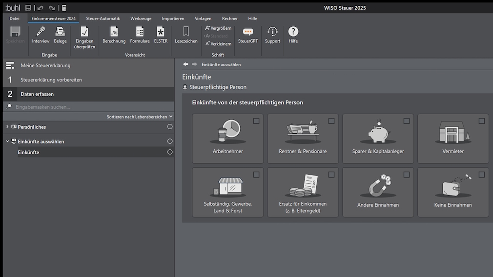 WISO Steuer 2025 im Test - COMPUTER BILD