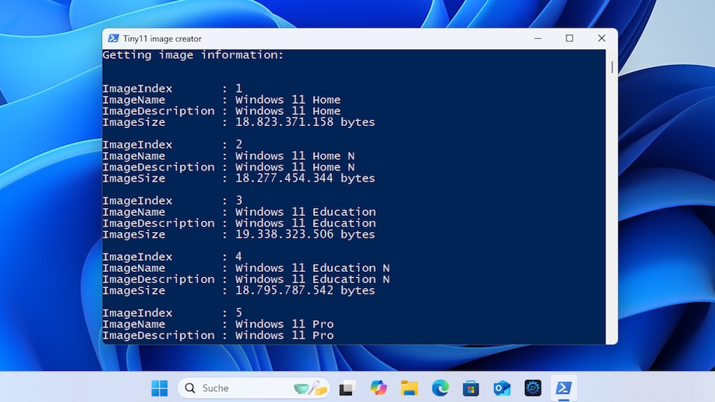 Tiny11 Builder: PowerShell-Tool baut schlanke Windows-11-ISOs