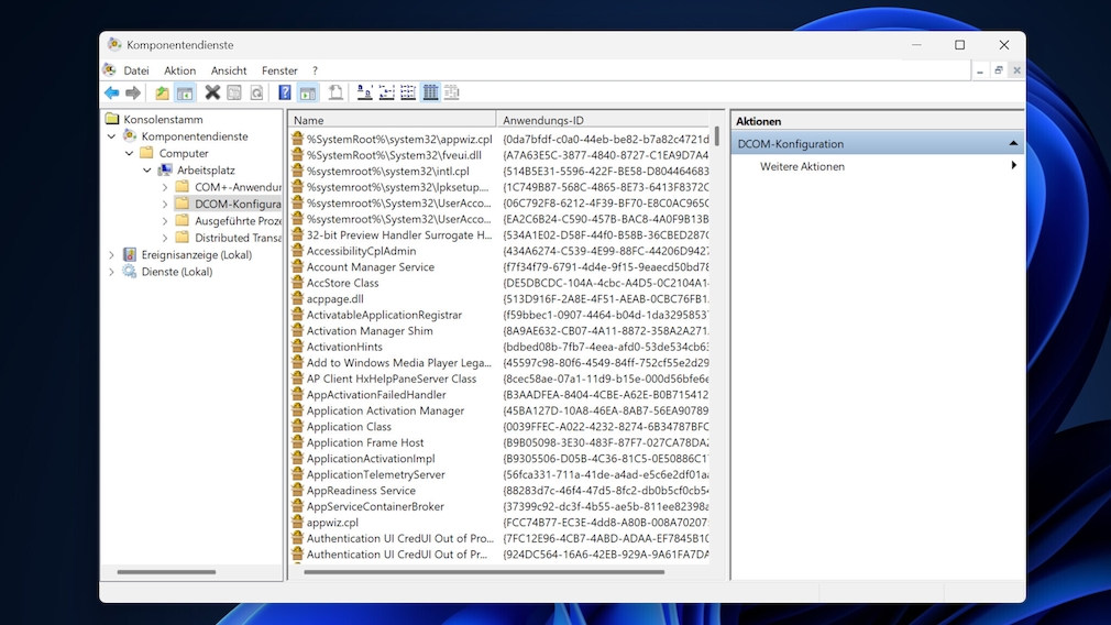 Windows-Komponentendienste: dcomcnfg.exe aufrufen und nutzen - COMPUTER ...