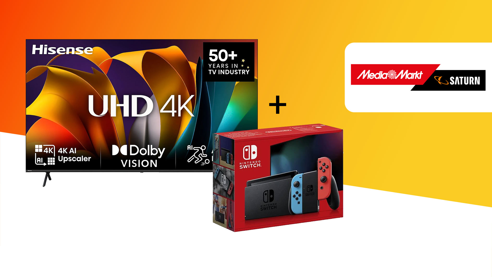 Bundle-Deal: Hisense-TV und Nintendo Switch - COMPUTER BILD